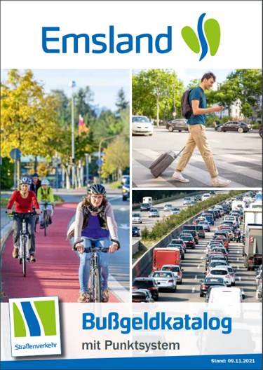 Landkreis Emsland - Bußgeldkatalog - Verkehrssicherheit - Auto und Mobilität - Wirtschaft und ...